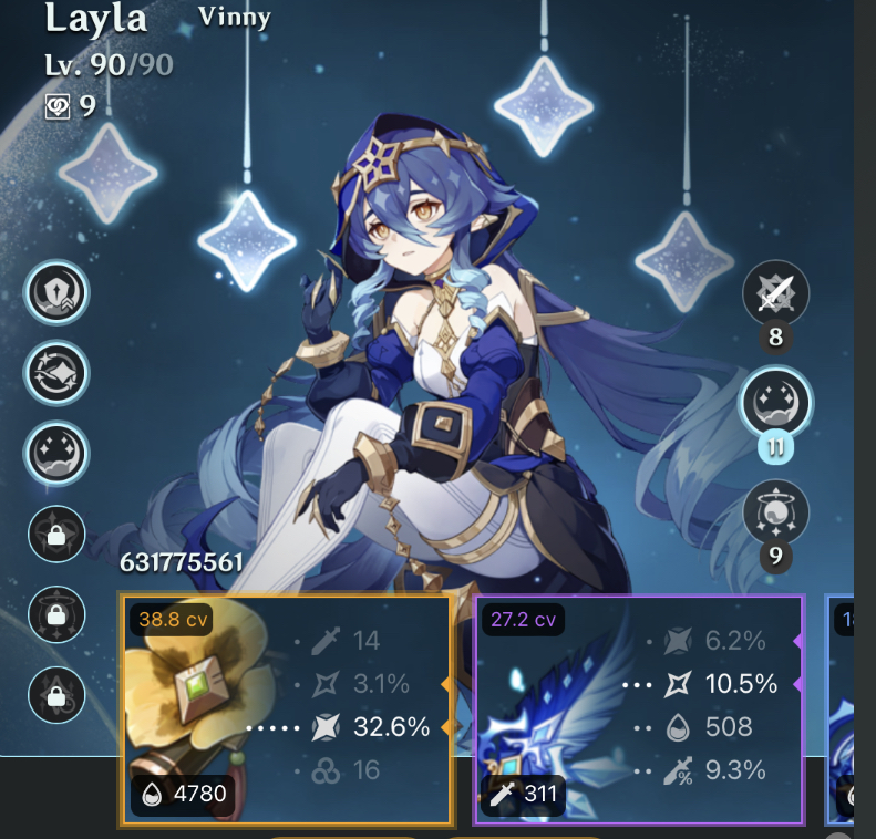 DPS Layla (WIP) Genshin Impact | HoYoLAB