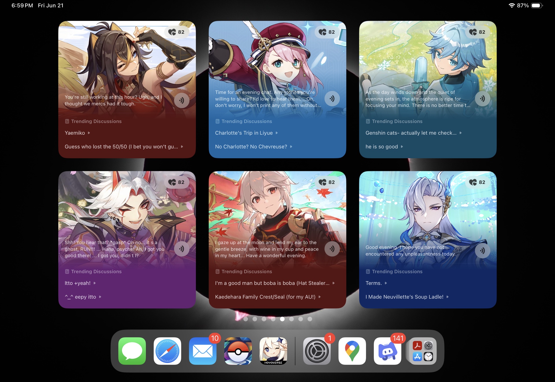 Badges without posting Genshin Impact | HoYoLAB