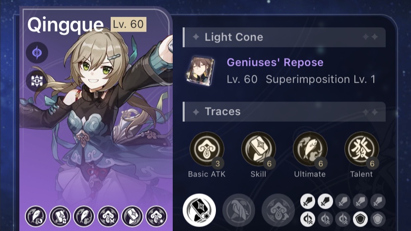 I need help with Qingque build... Honkai: Star Rail | HoYoLAB