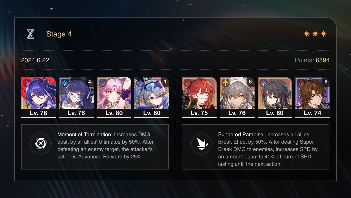 I followed line-up assistant Honkai: Star Rail | HoYoLAB