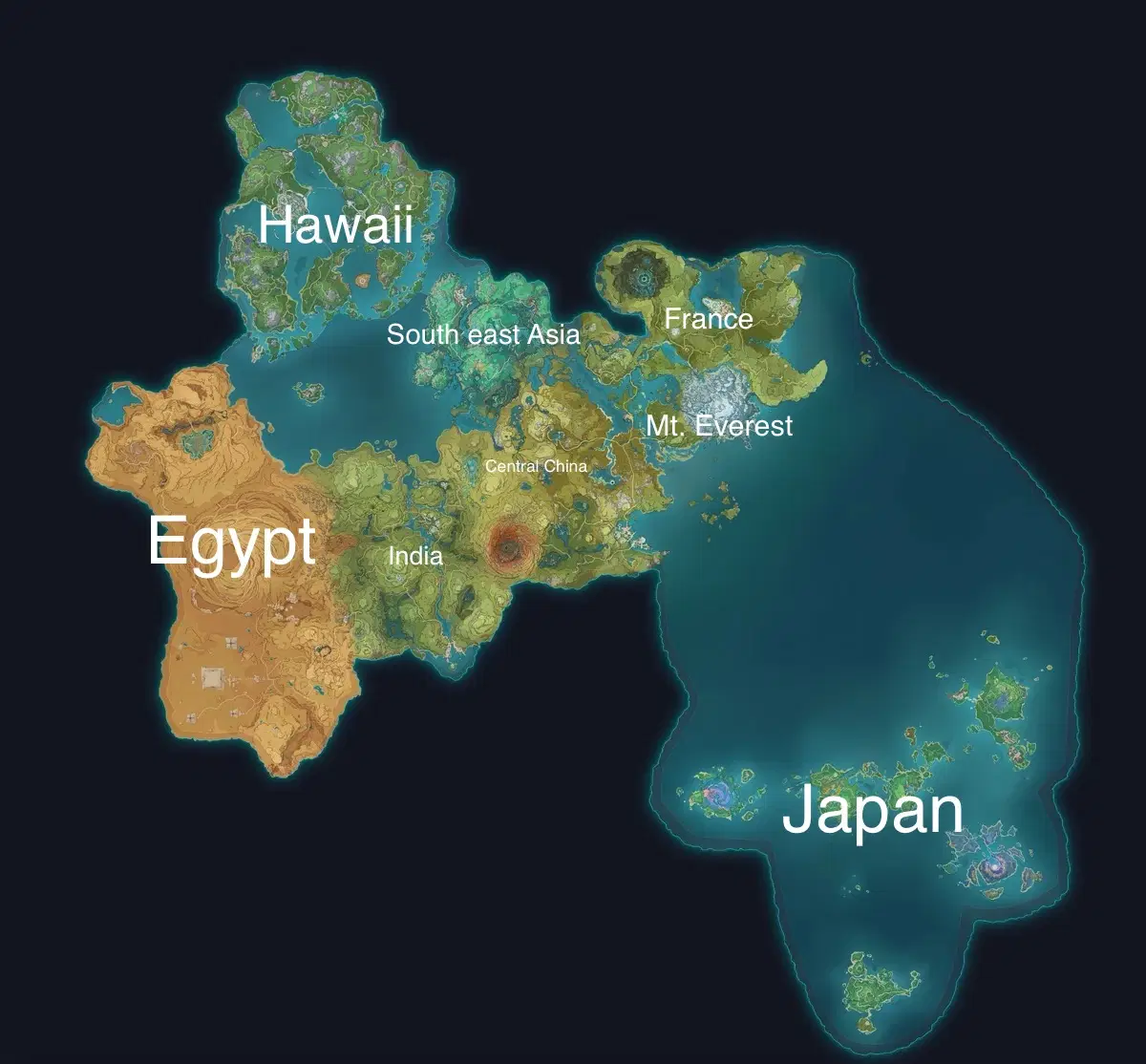 How I view Teyvat areas Genshin Impact | HoYoLAB