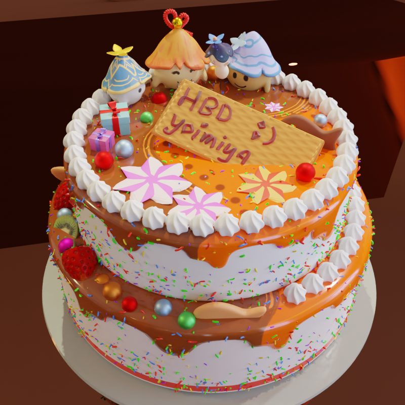 Yoimia bdy cake Genshin Impact | HoYoLAB