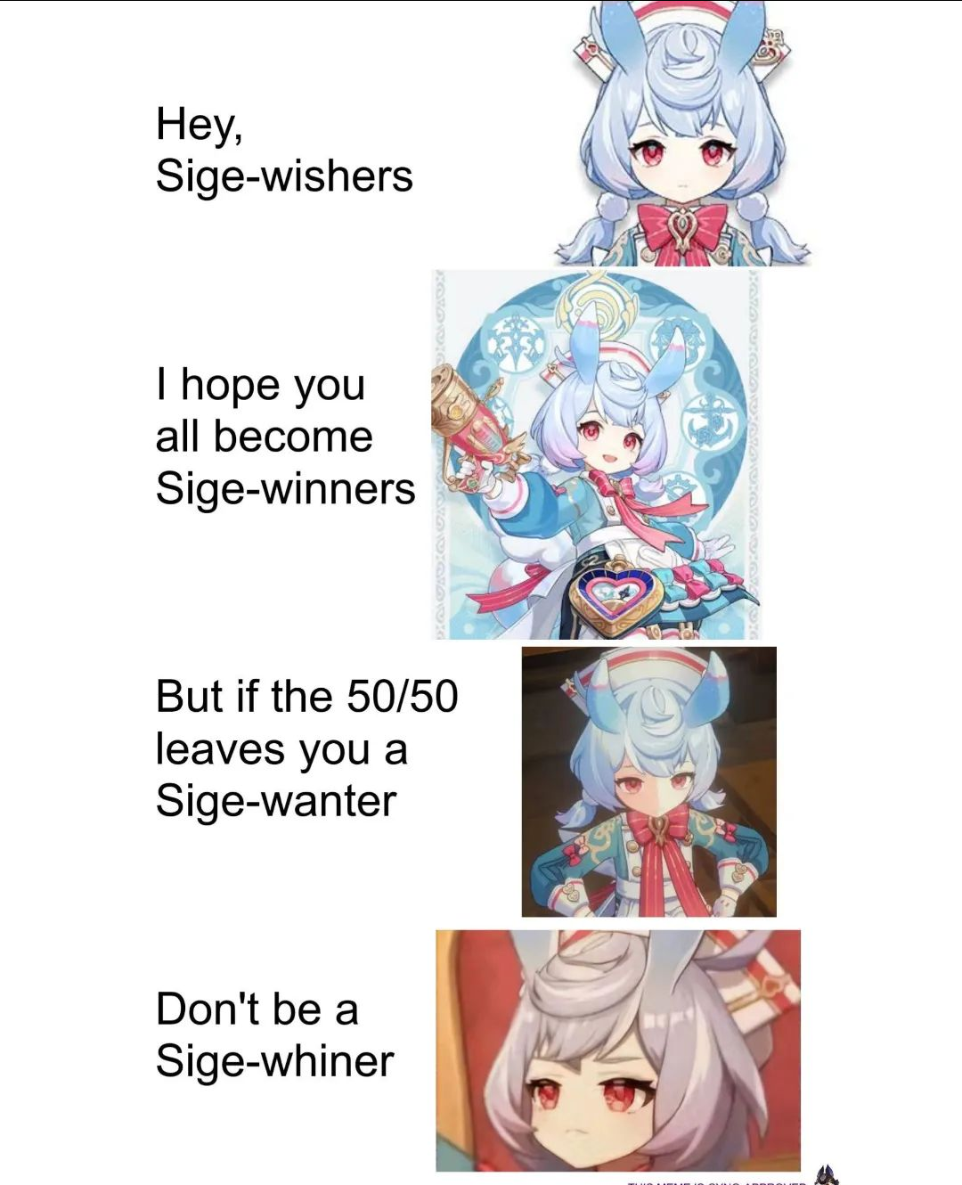 Hope you all get sige-wine 😂😂 Good luck to you all who are pulling for ...