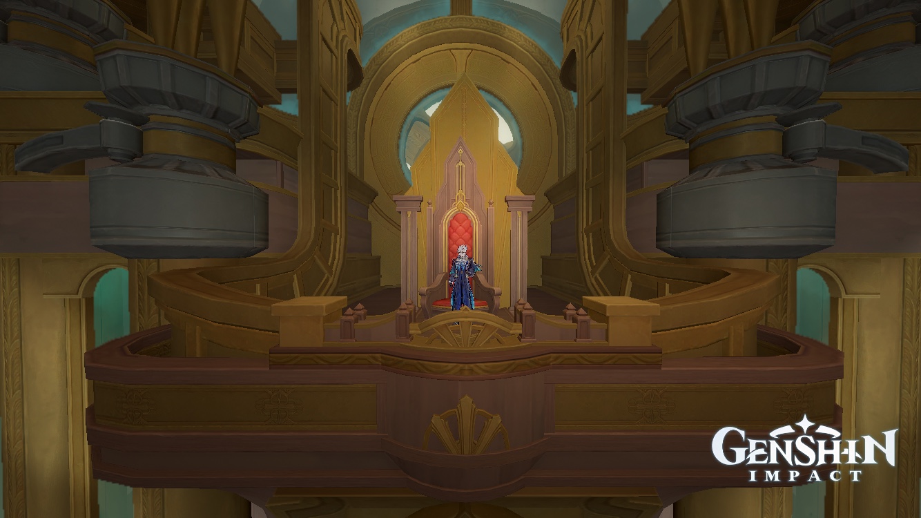 I JUST REALIZED YOU CAN GET TO THE TOP IN THE PALAIS MERMONIA Genshin ...
