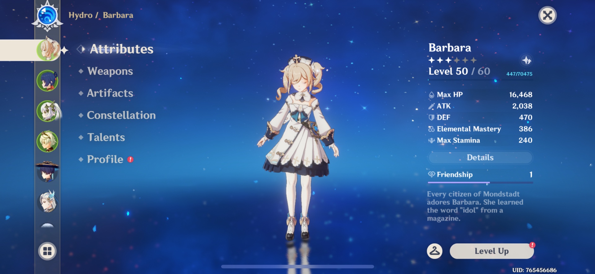 Dps Barbara Genshin Impact | HoYoLAB