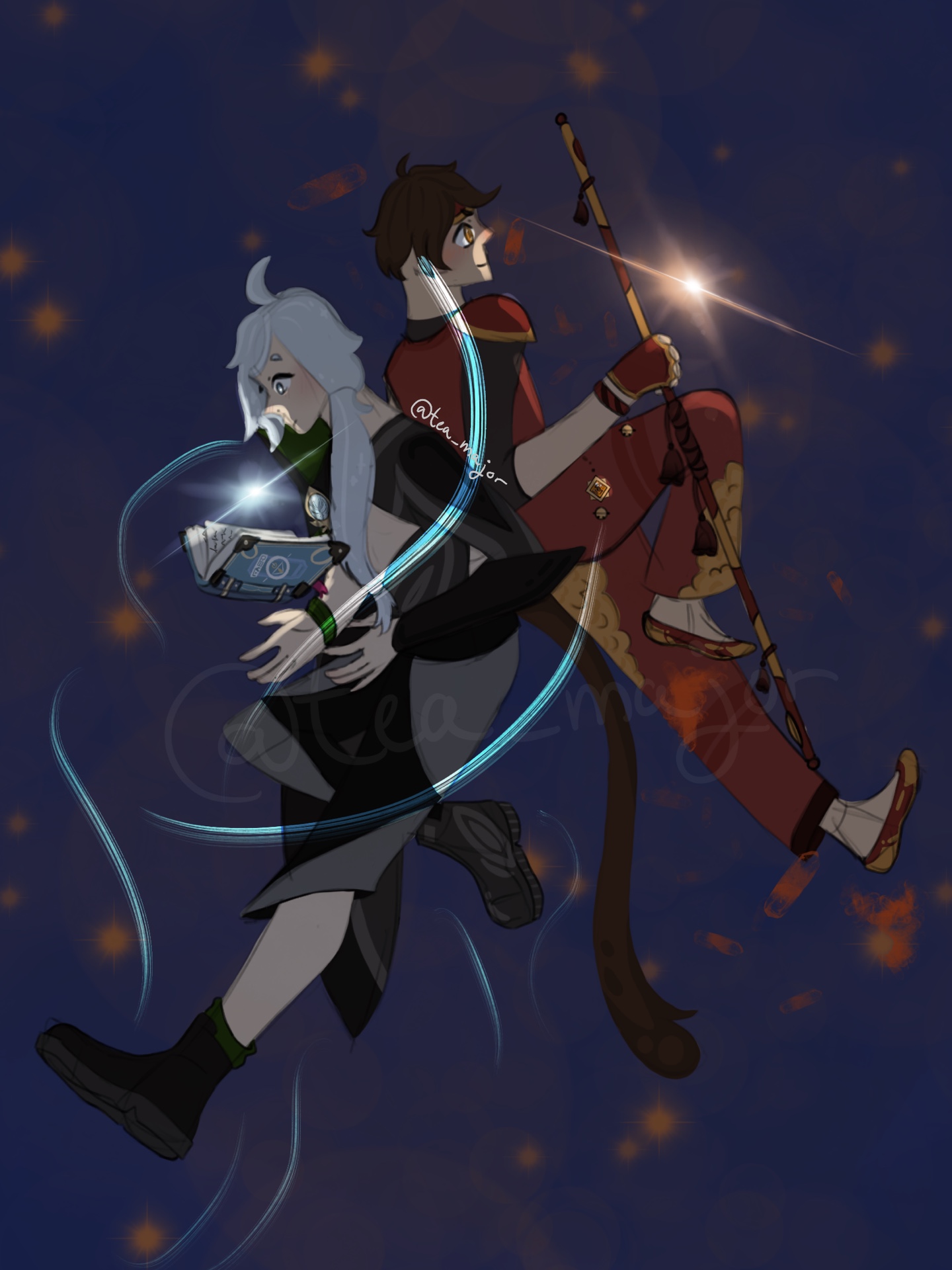 DTIYS Entry for The Original No-Life ~ Fledger + Zhoyun Genshin Impact ...