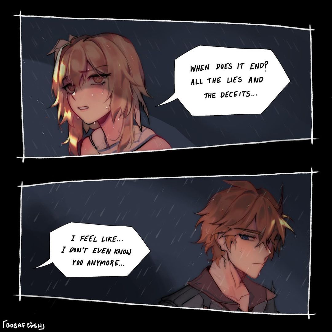 Childe & Lumine (angst) Genshin Impact | HoYoLAB