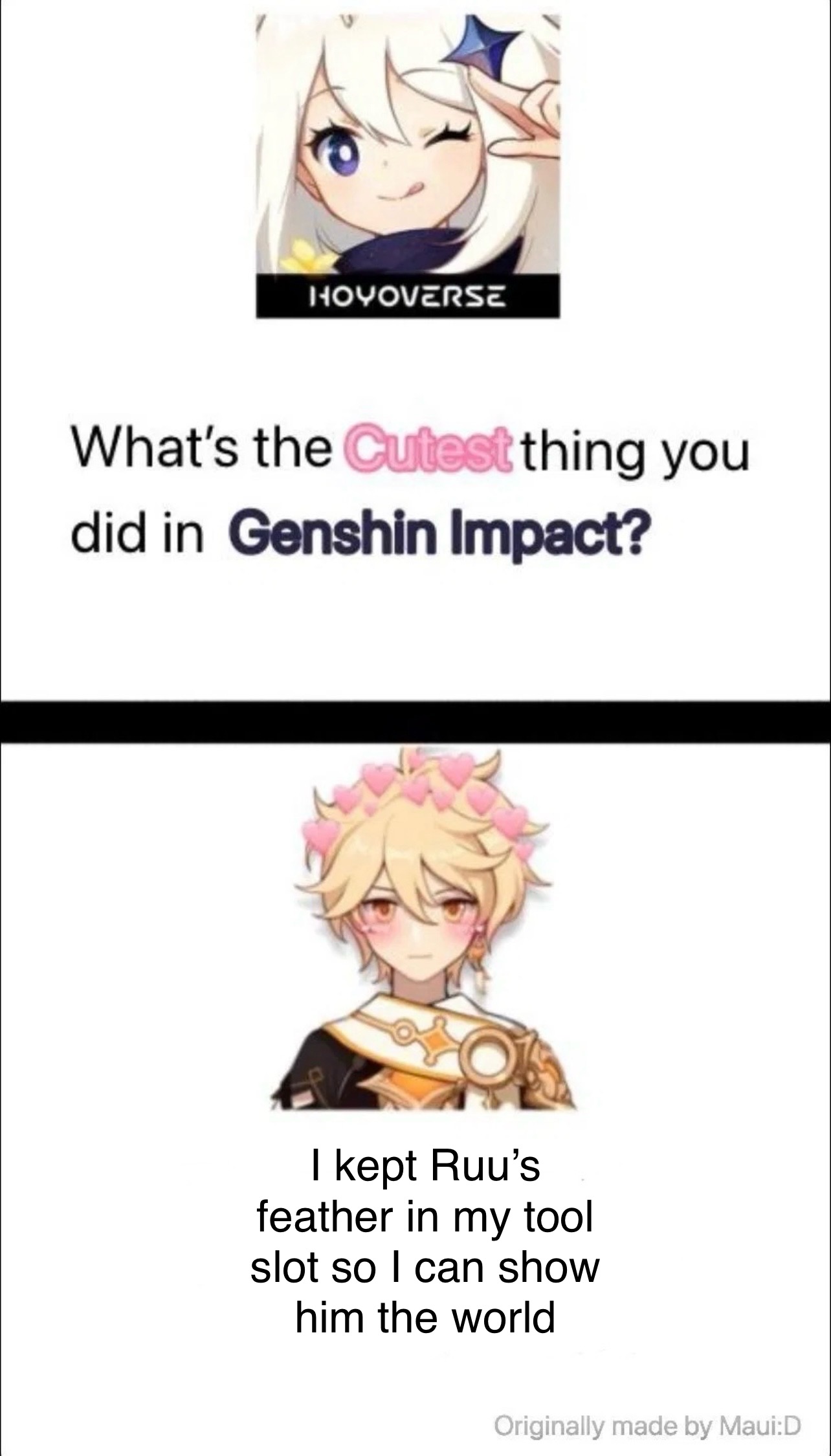Cutest thing I did Genshin Impact | HoYoLAB