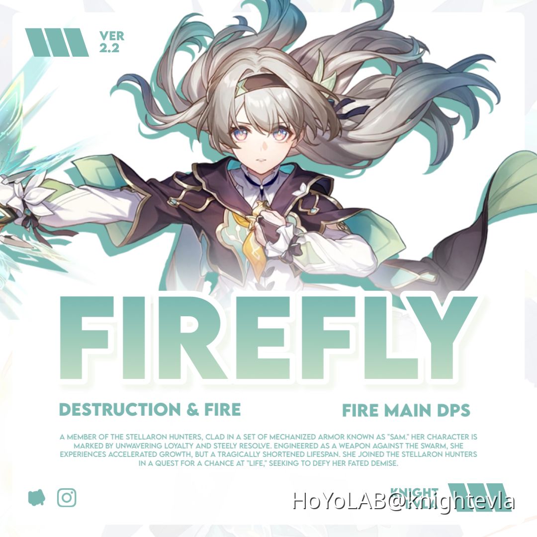 [ VER 2.3 ] Firefly Guide - Fire Main DPS Honkai: Star Rail | HoYoLAB
