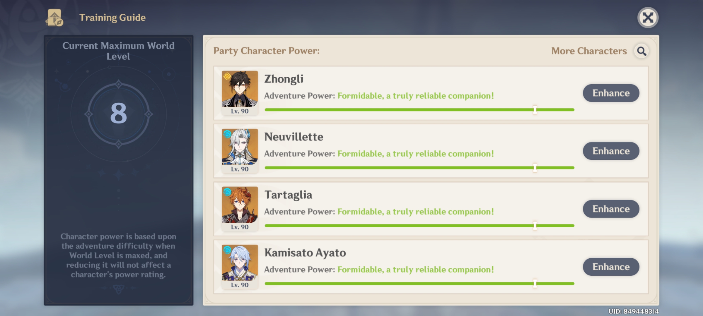 differences between my main and alt acc Genshin Impact | HoYoLAB