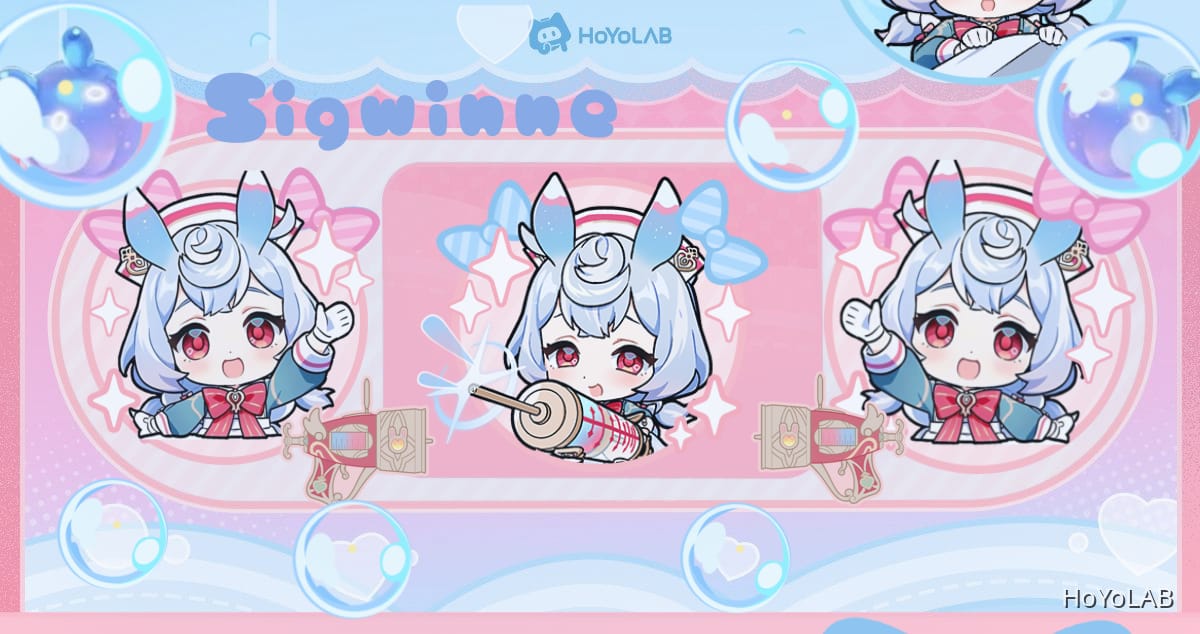 here's mine for sigwinnes banner and frame love her so much Genshin ...