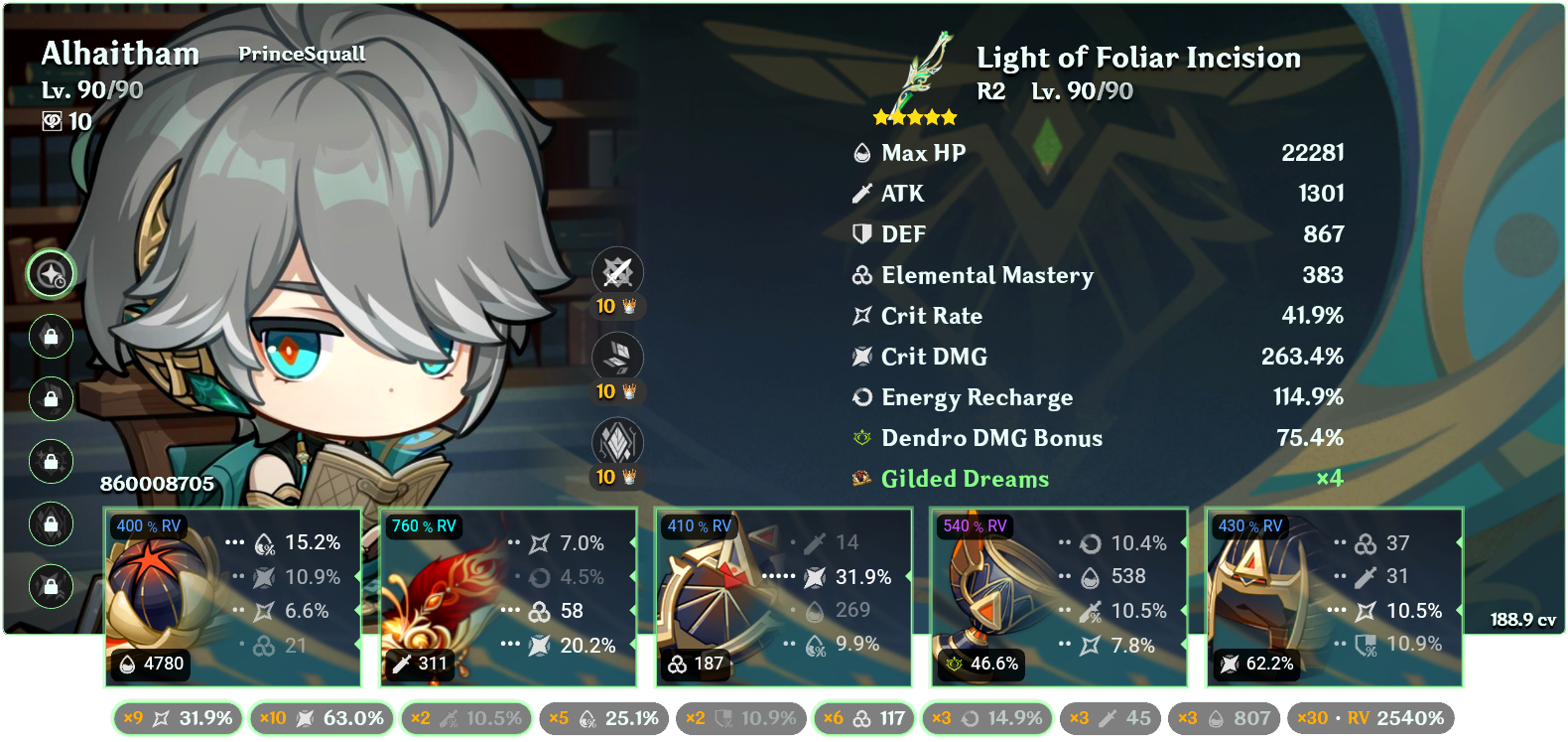 DPS Alhaitham Build Update! 🍀🗡️ What do you think? Genshin Impact | HoYoLAB