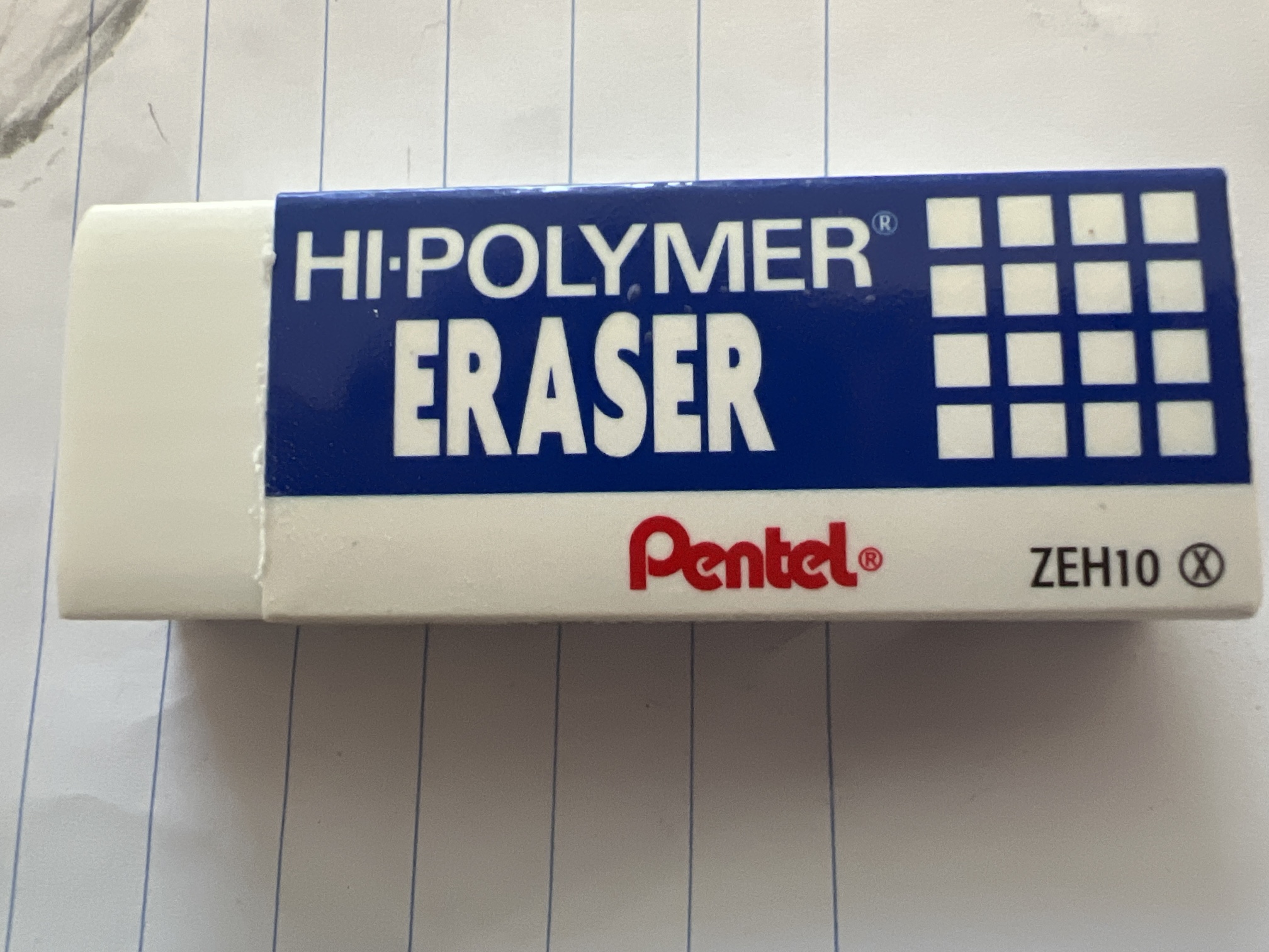 Guys Ijust got a… “HI•POLYMER ERASER” so here’s it before I ruin it lol ...