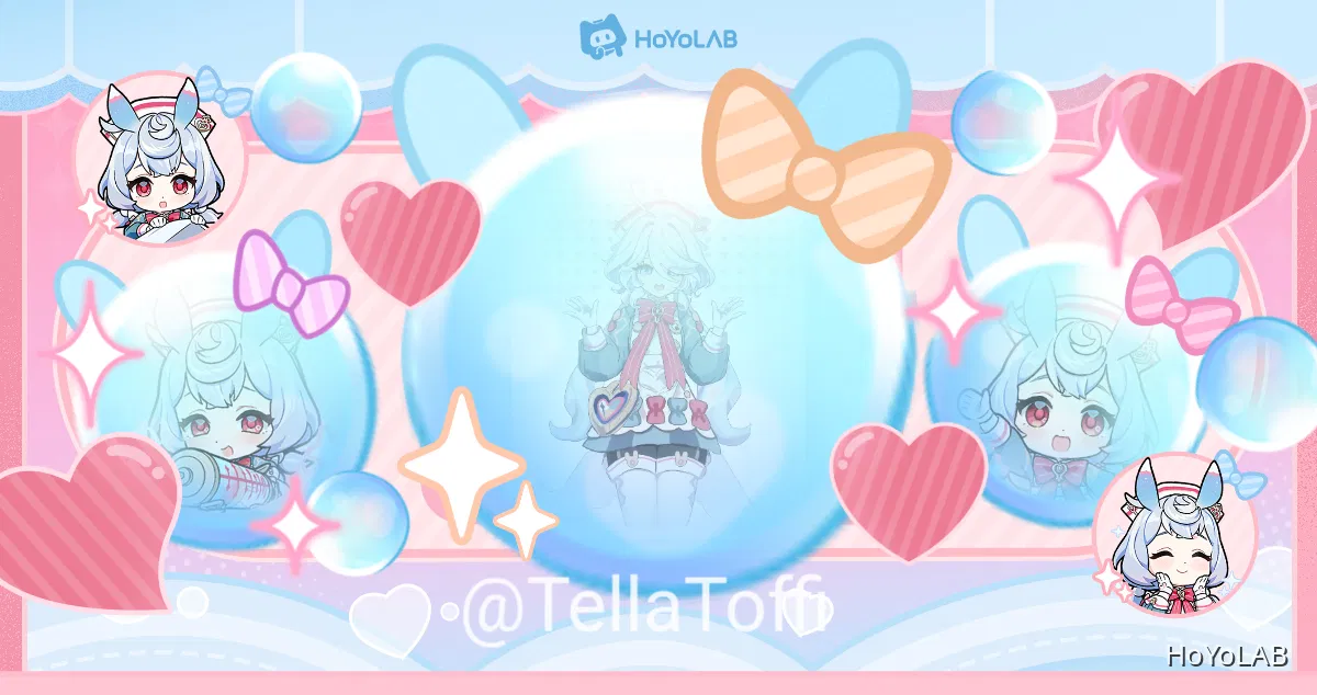 Finished my template for the Sigwinne’s prize event! Genshin Impact ...