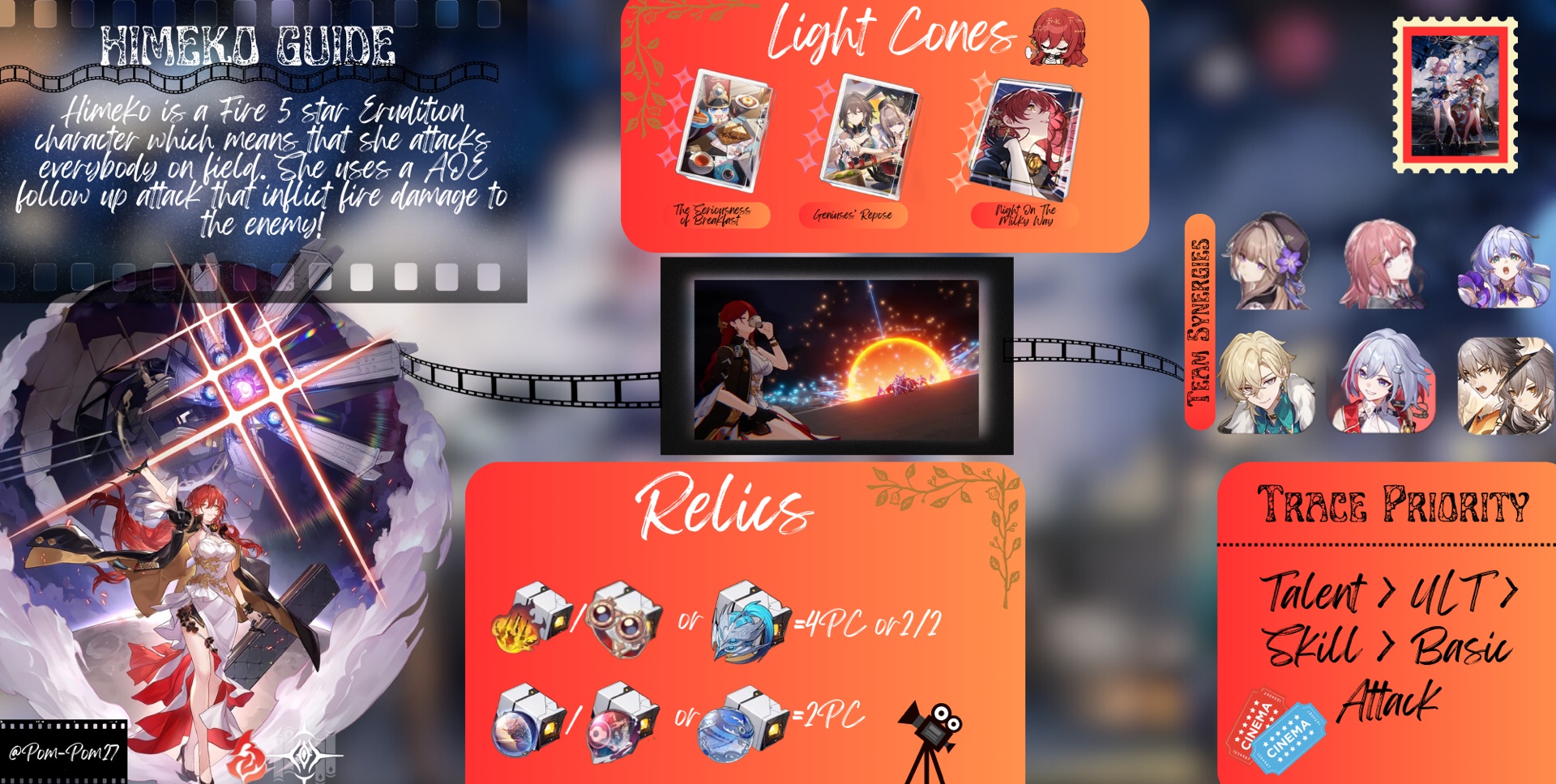 [V2.5] Character Build Guide~Himeko💫 Honkai: Star Rail | HoYoLAB