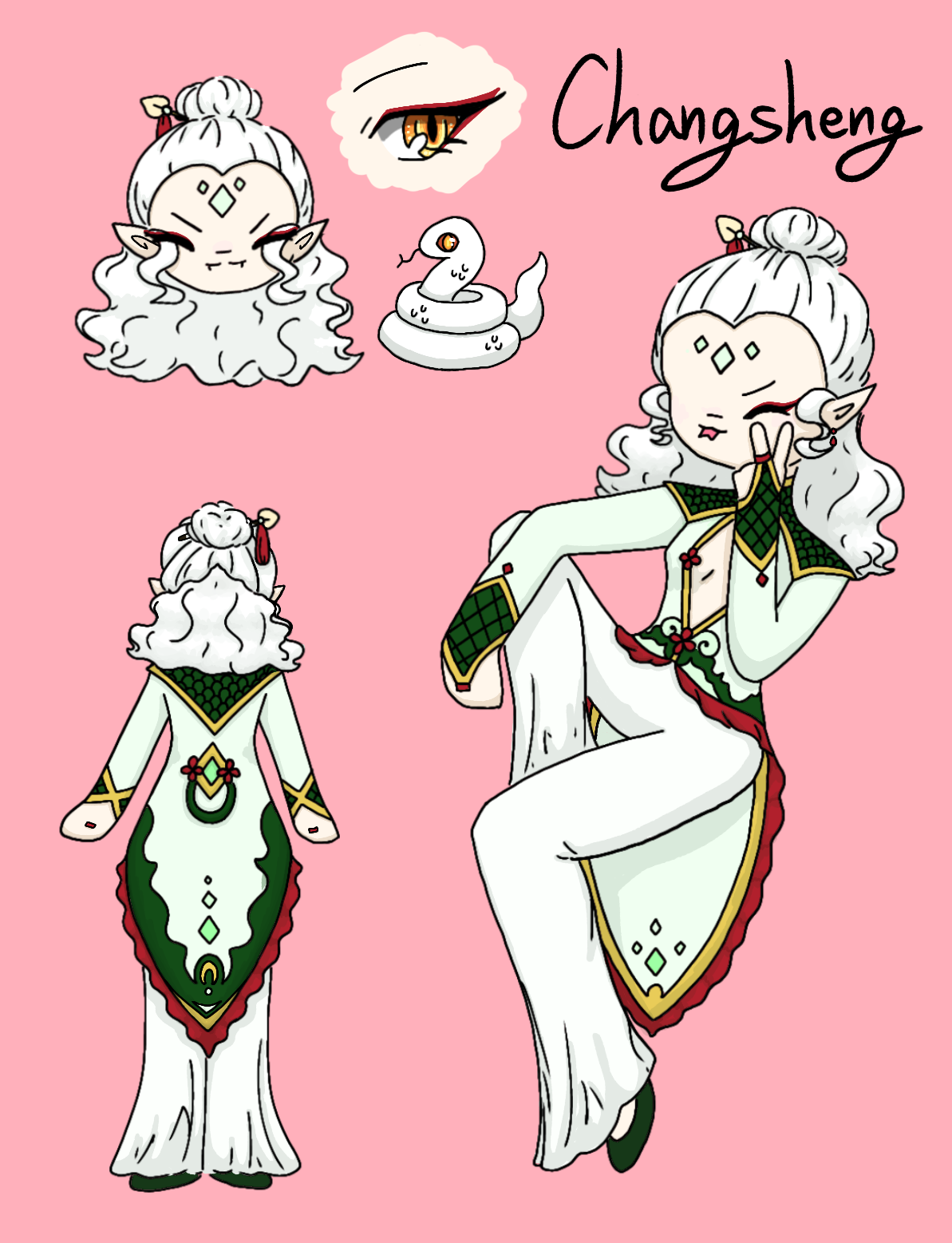 Human Changsheng design + a bunch a little Paimons! Genshin Impact ...