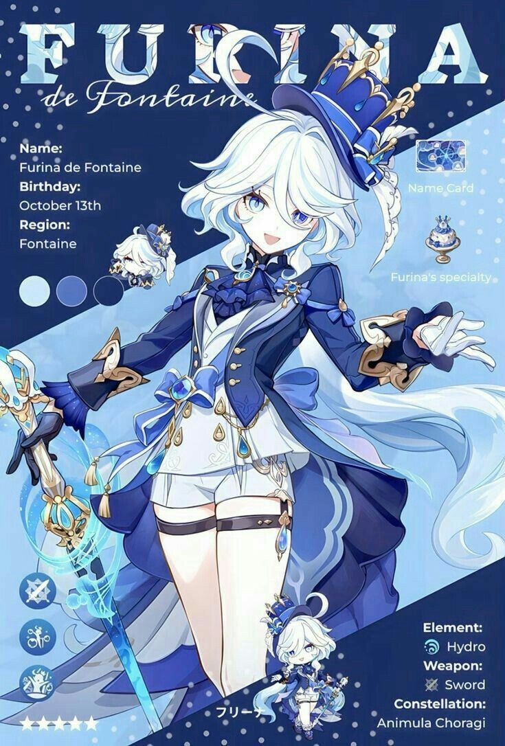 Furina's Bio Genshin Impact | HoYoLAB