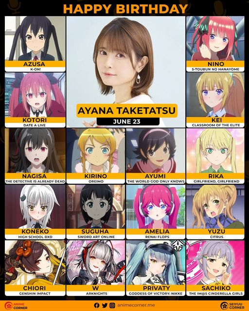 Happy Birthday to Taketatsu Ayana Genshin Impact | HoYoLAB