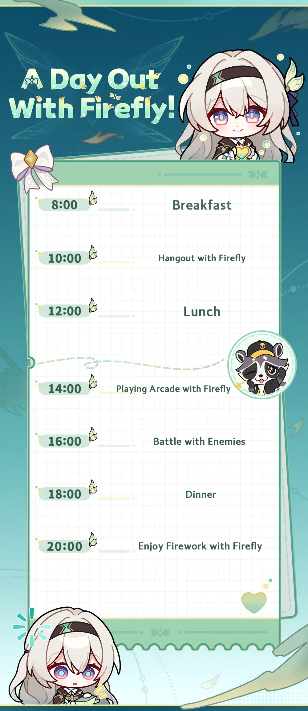 A Day with Firefly-Timetable Honkai: Star Rail | HoYoLAB