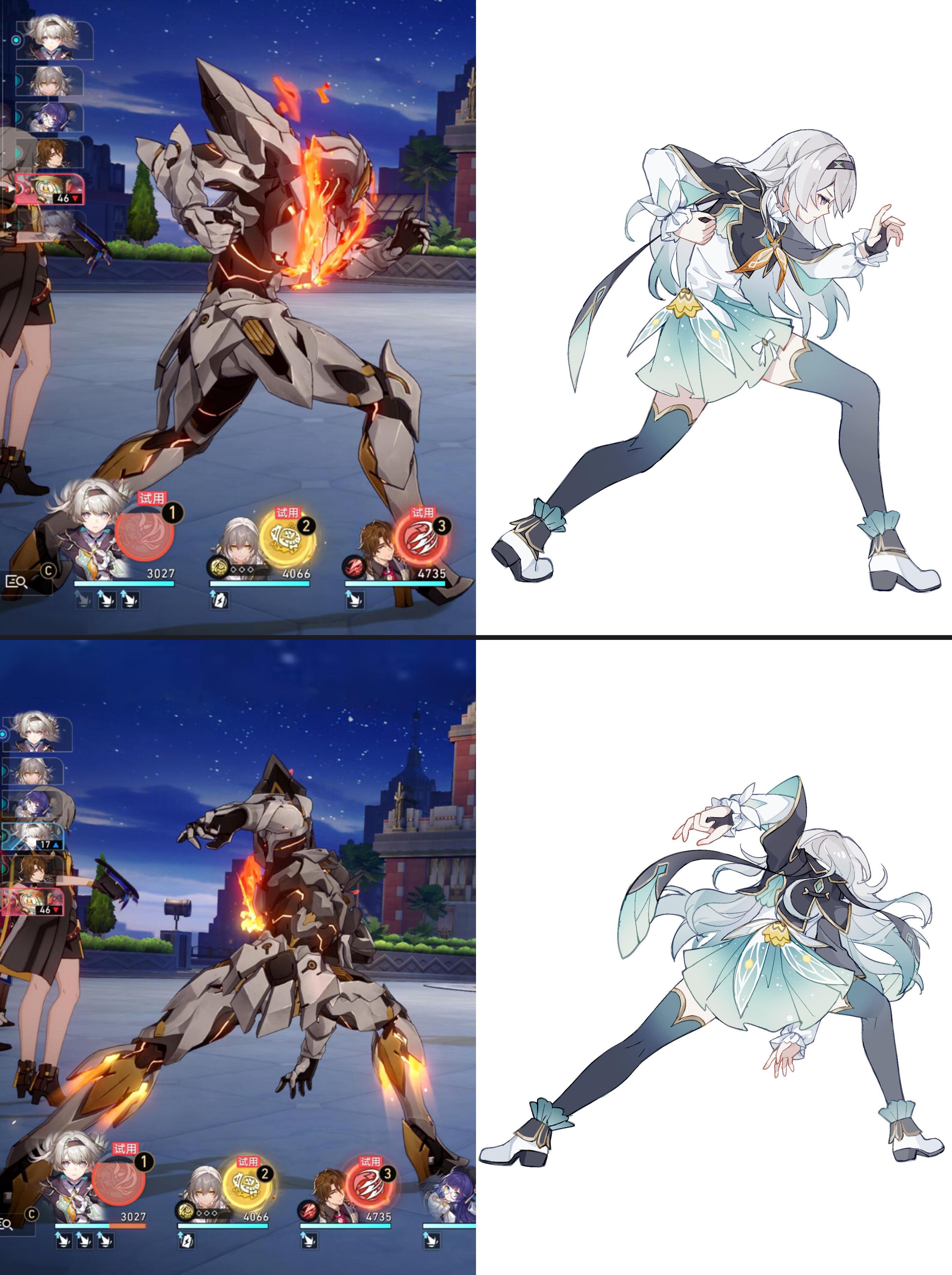 Practising poses for the main act Honkai: Star Rail | HoYoLAB