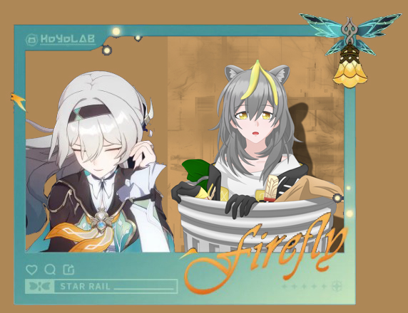 FF and her pet Raccoon of the galaxy Honkai: Star Rail | HoYoLAB