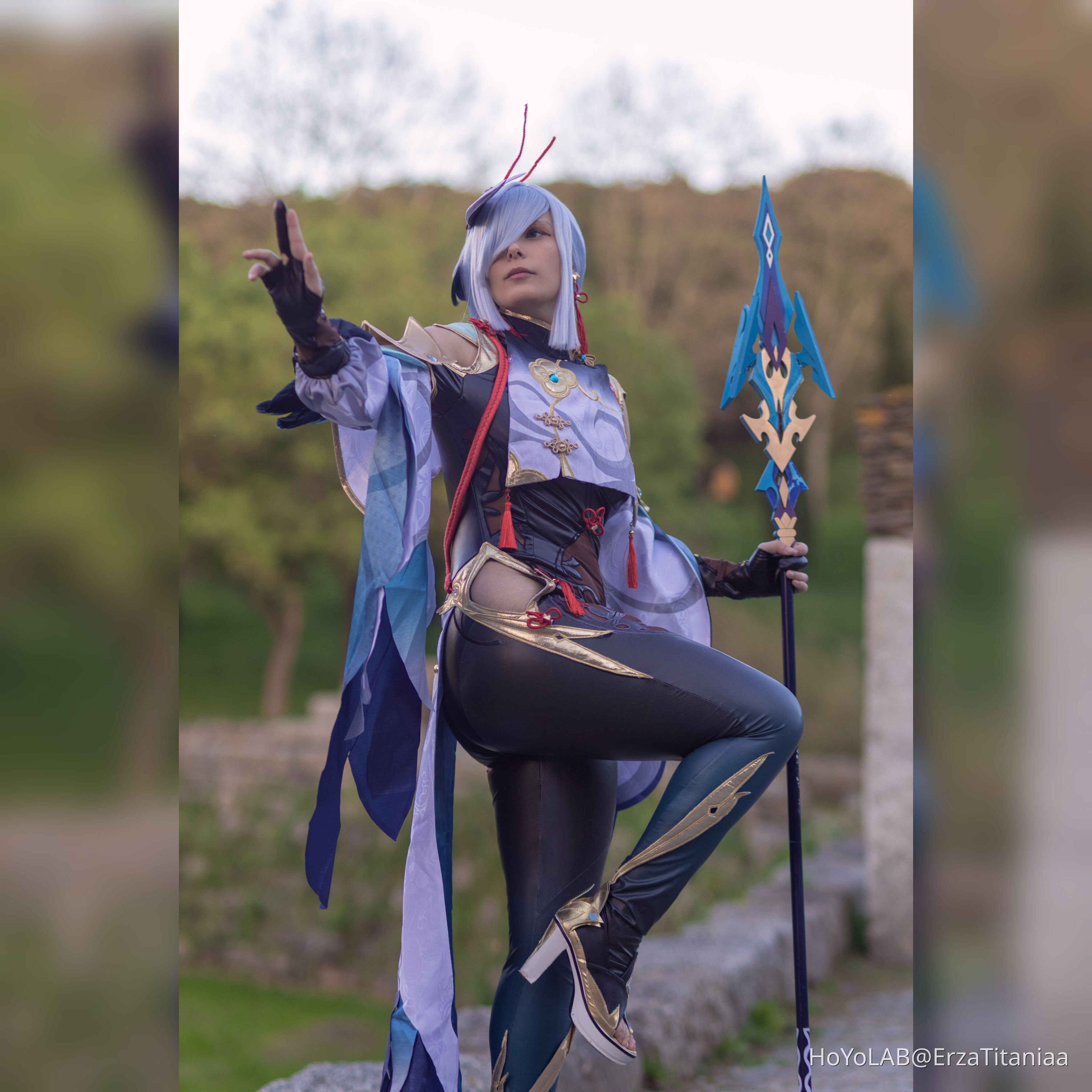 Shenhe photoshoot part 4 ️ Genshin Impact | HoYoLAB