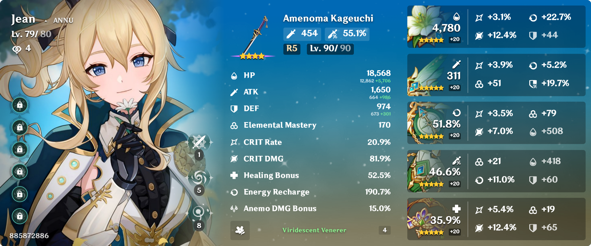 Showcasing my character Builds - Day 10 Genshin Impact | HoYoLAB