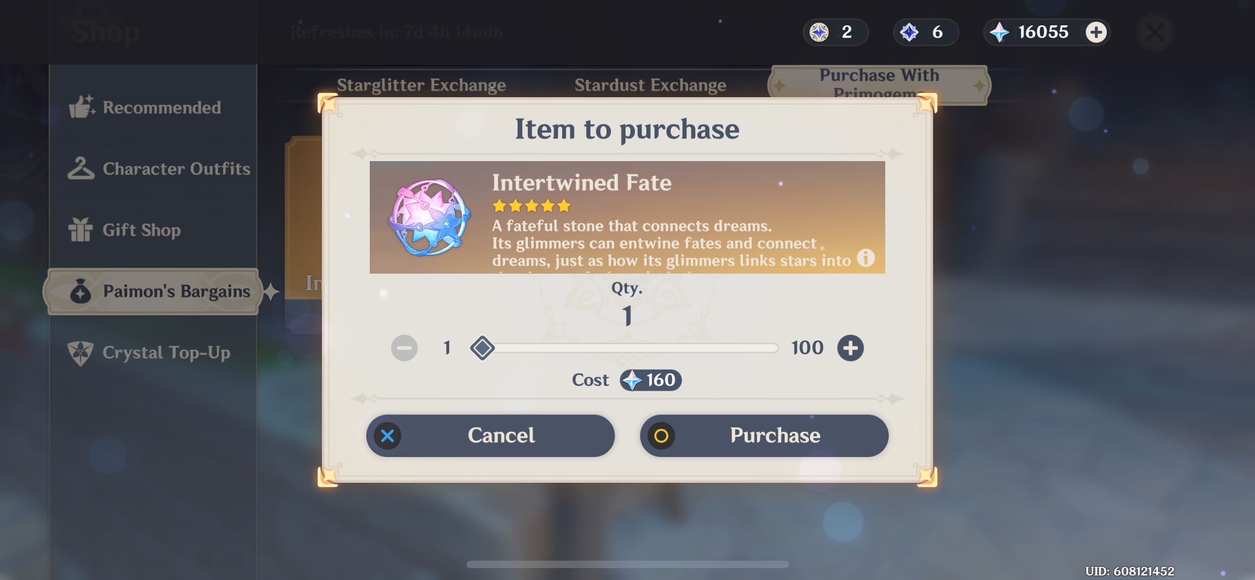 Finally 100 intertwined fates done Genshin Impact | HoYoLAB
