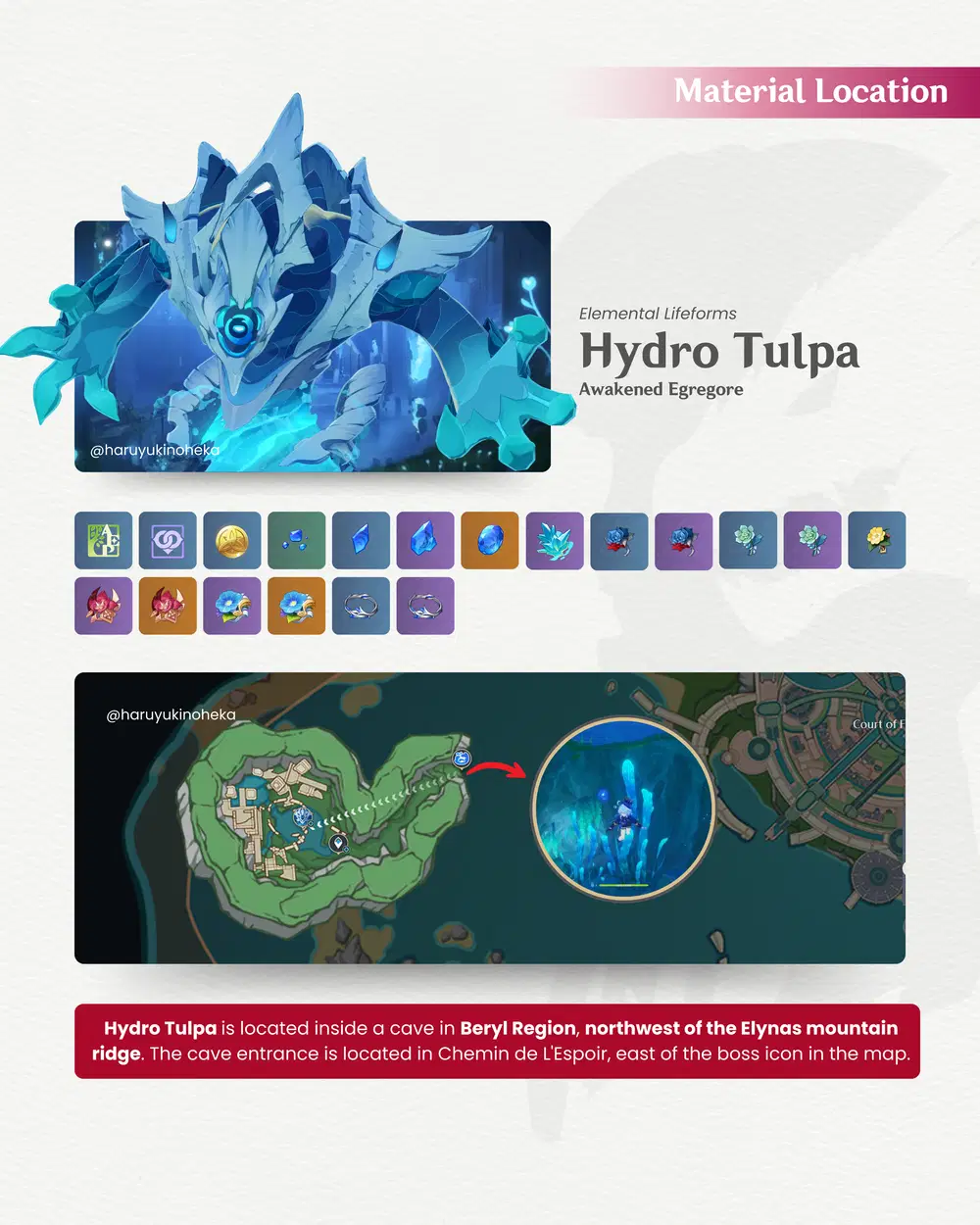 [Farming Guide] Sigewinne Materials Location 💕 Genshin Impact | HoYoLAB