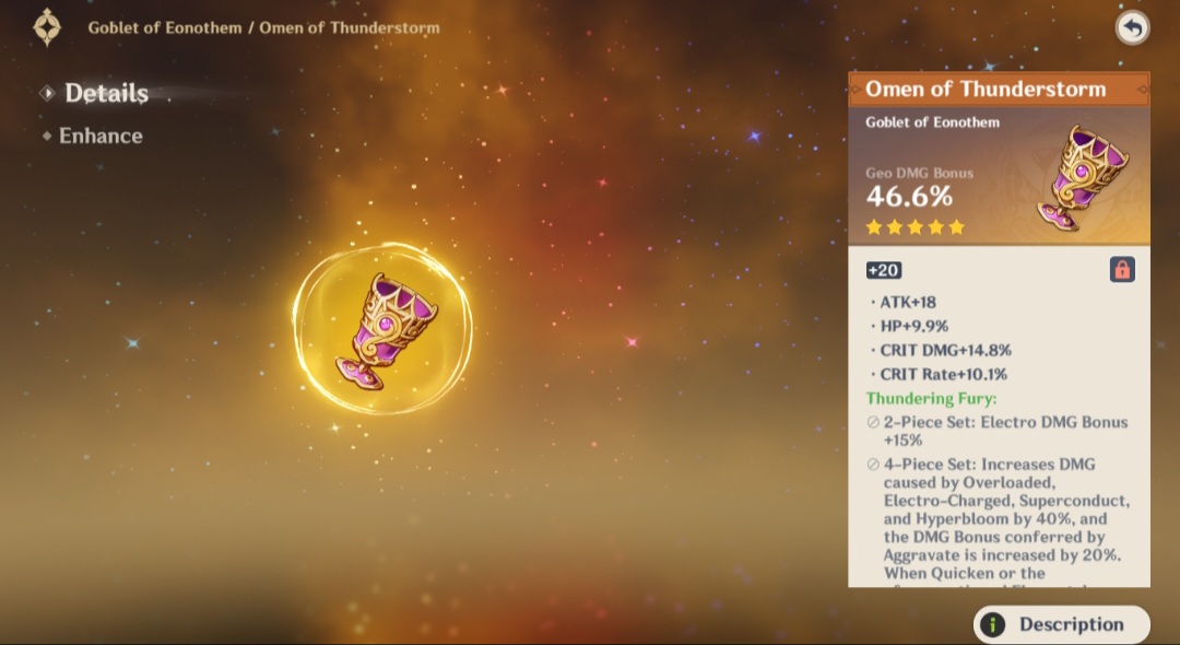 Geo Keqing I mean Chiori Goblet + (Fan badge). Genshin Impact | HoYoLAB