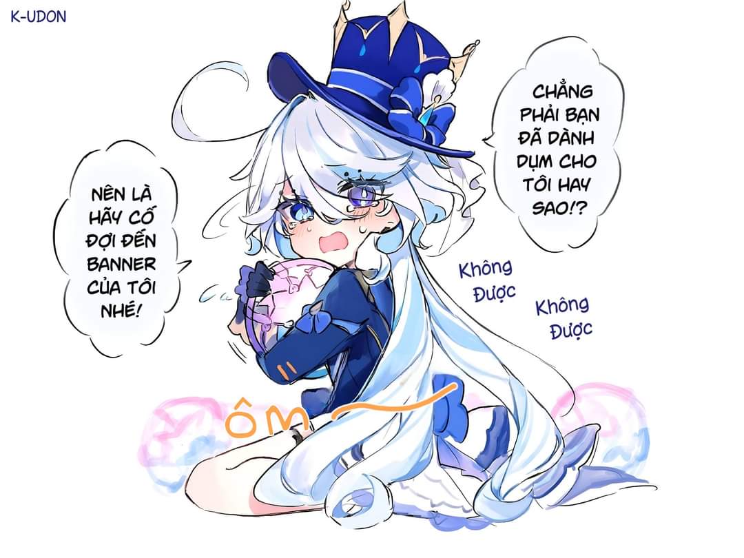 5h chiều nay... buff luck Furina c2+ Trấn >_