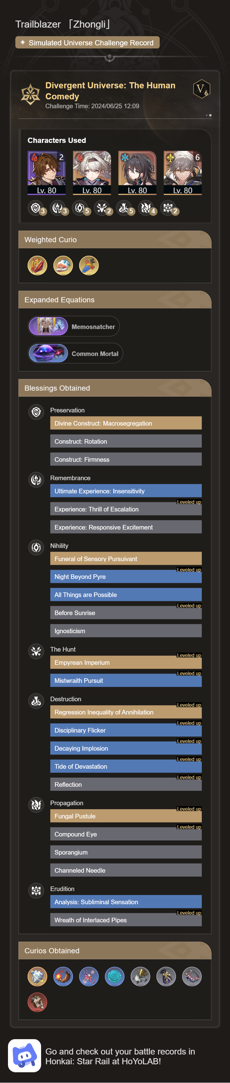 Divergent Universe Difficulty V Protocol VI Honkai: Star Rail | HoYoLAB