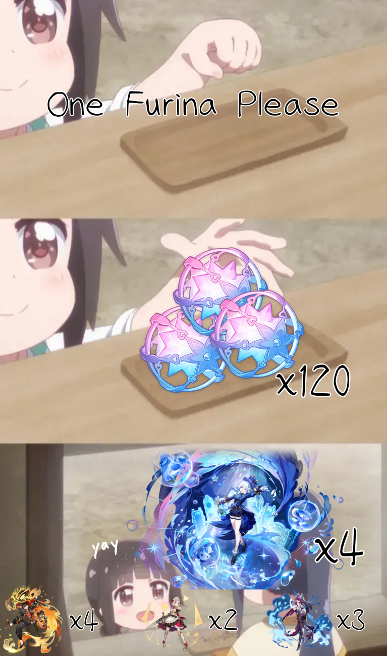 How my Furina pulls turned out Genshin Impact | HoYoLAB