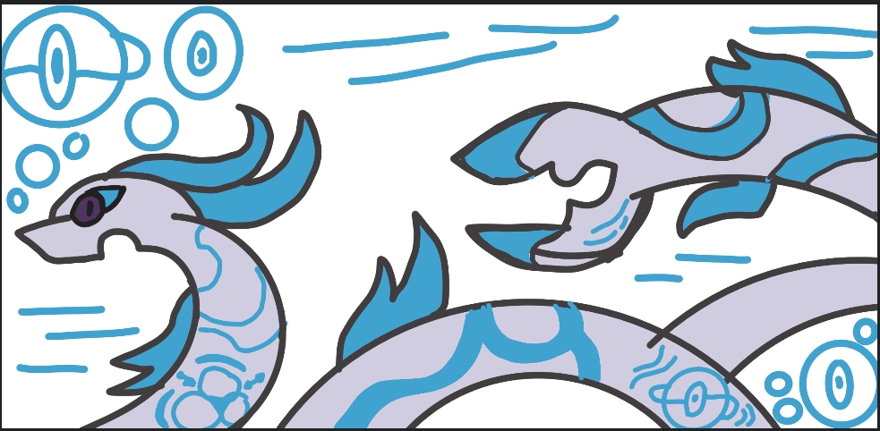 i Drew Neuvillette in dragon form💙 Genshin Impact | HoYoLAB