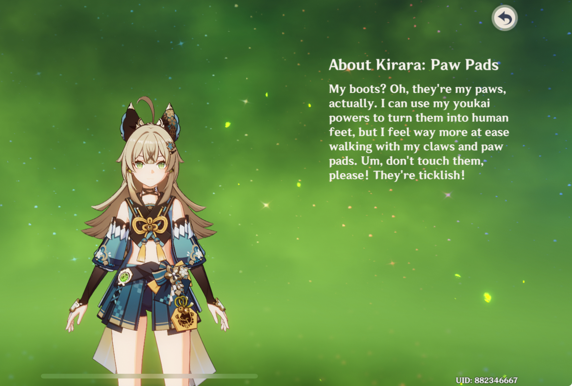 Kirara paws and her human ear explained (kirara badge) Genshin Impact ...