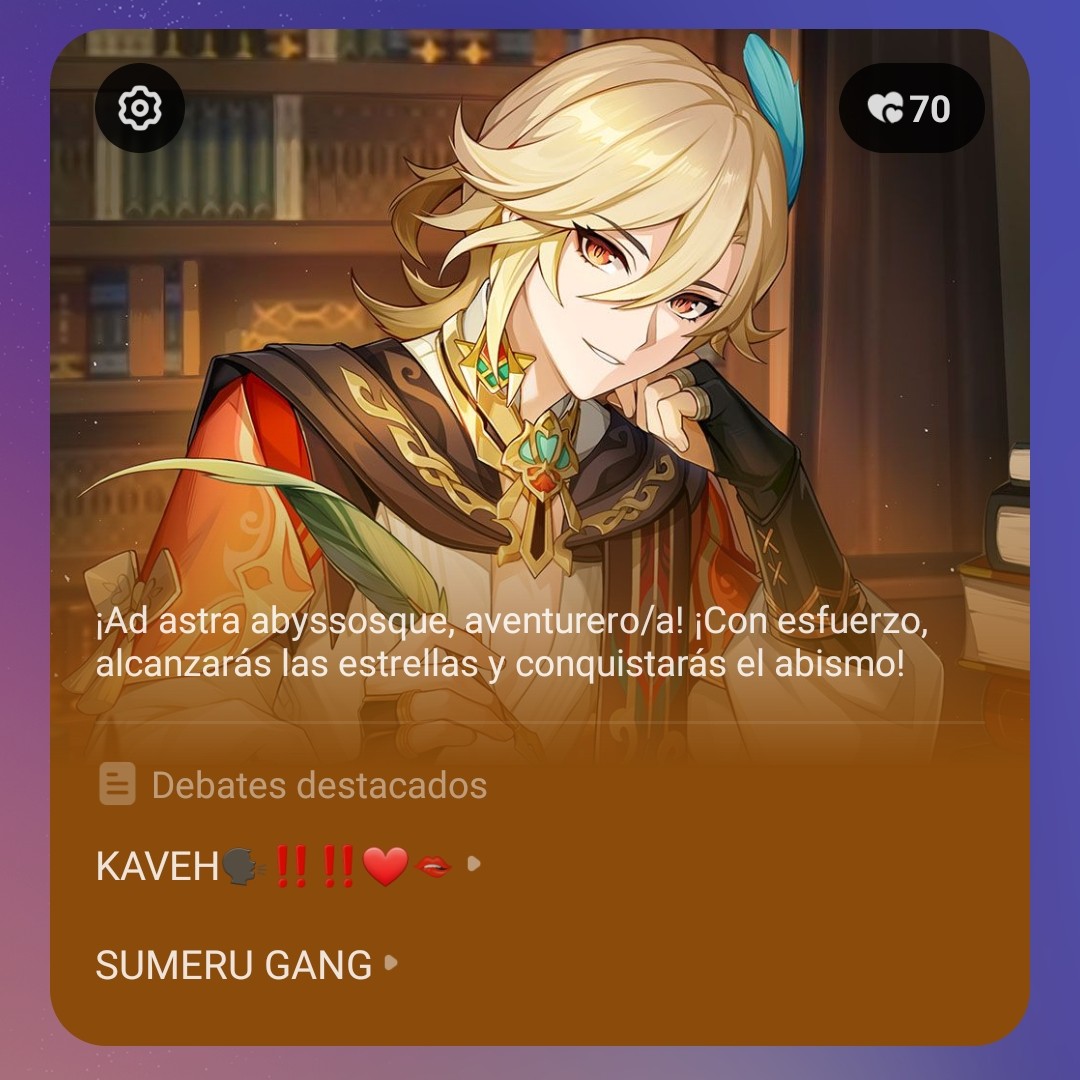 Kaveh Genshin Impact | HoYoLAB