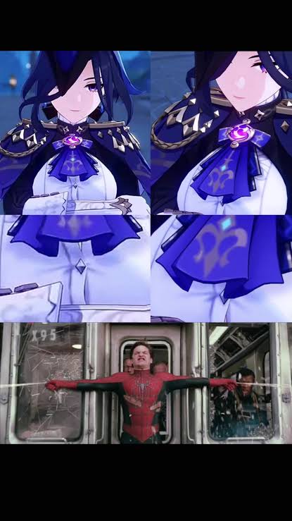 Clorinde button deserves an award.. Genshin Impact | HoYoLAB