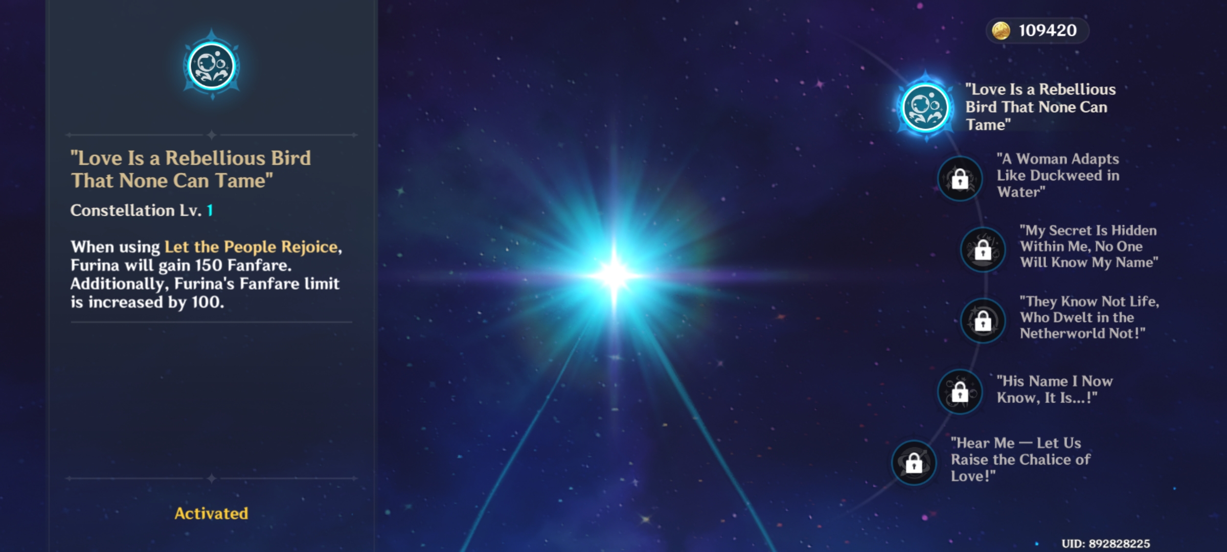 I won my 50 50 (FURINA CONS AT HOME) Genshin Impact | HoYoLAB