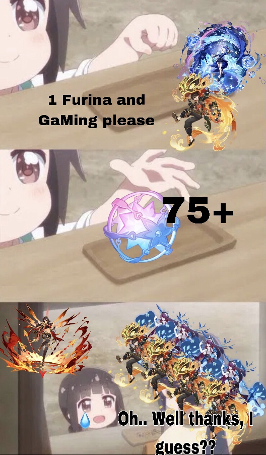 How my Furina pulls went Genshin Impact | HoYoLAB