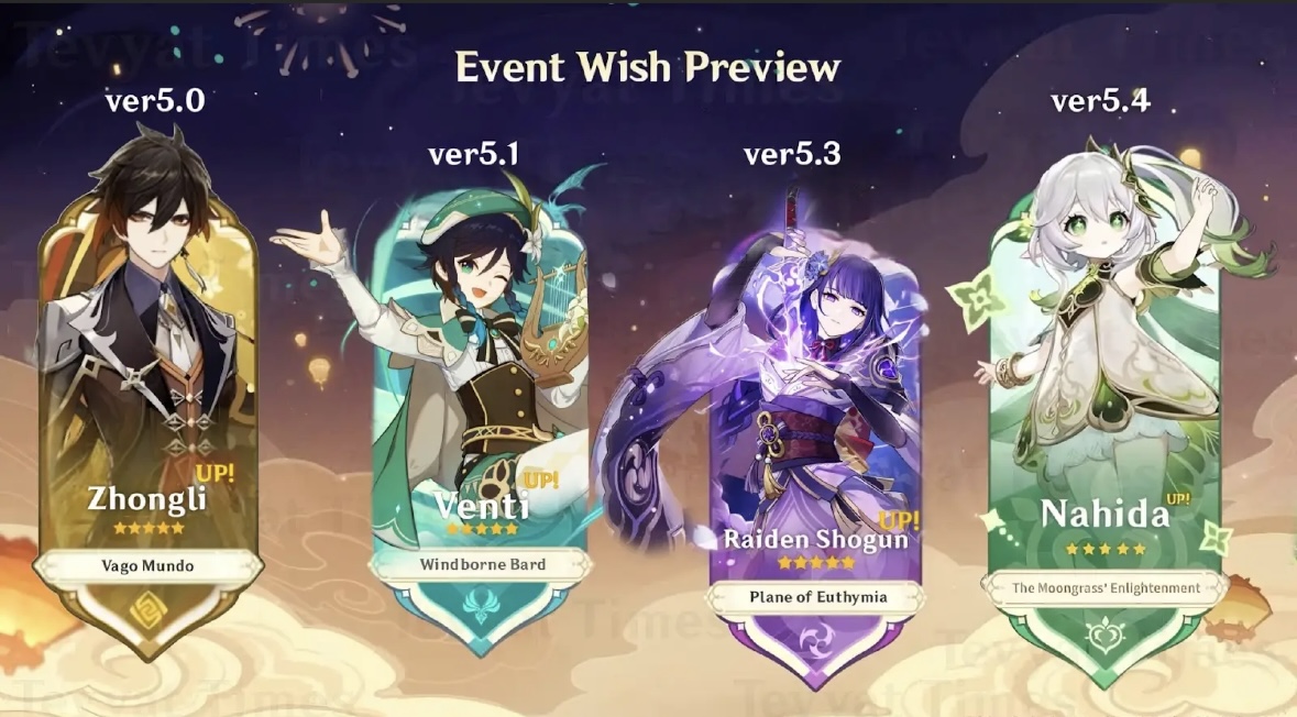 Archon rerun banner 🏻 Genshin Impact | HoYoLAB