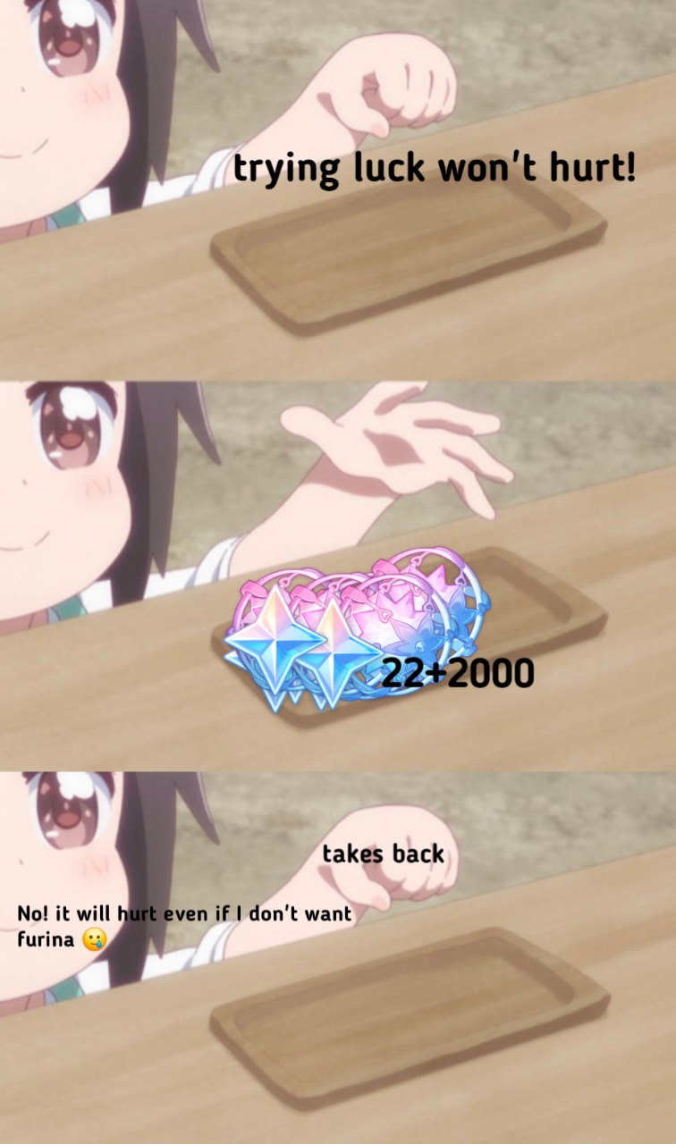 holding the earge to not gamble on the cherecter that I don't want ...