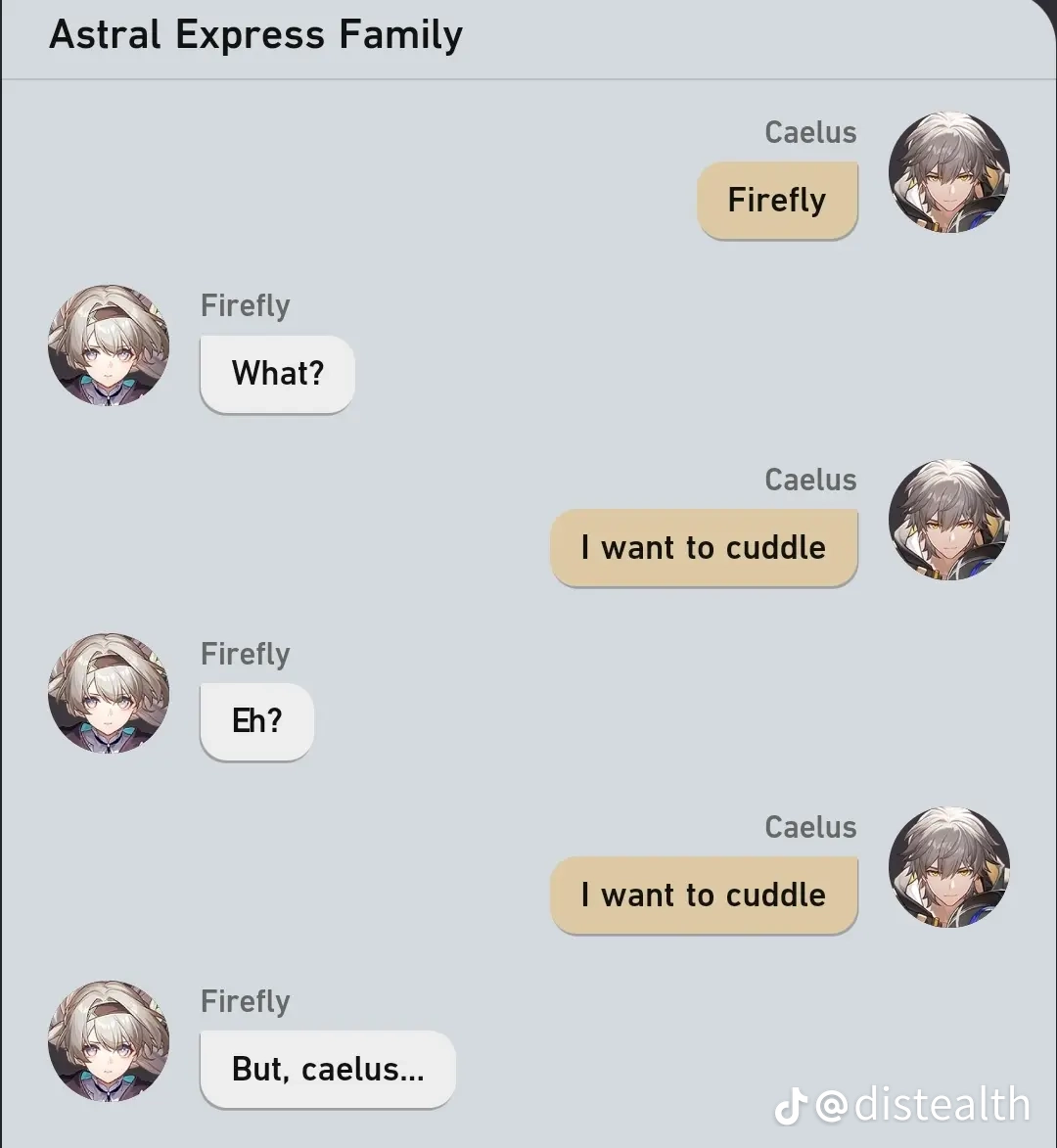 Caelus just wanted to cuddle 🥺 Honkai: Star Rail | HoYoLAB