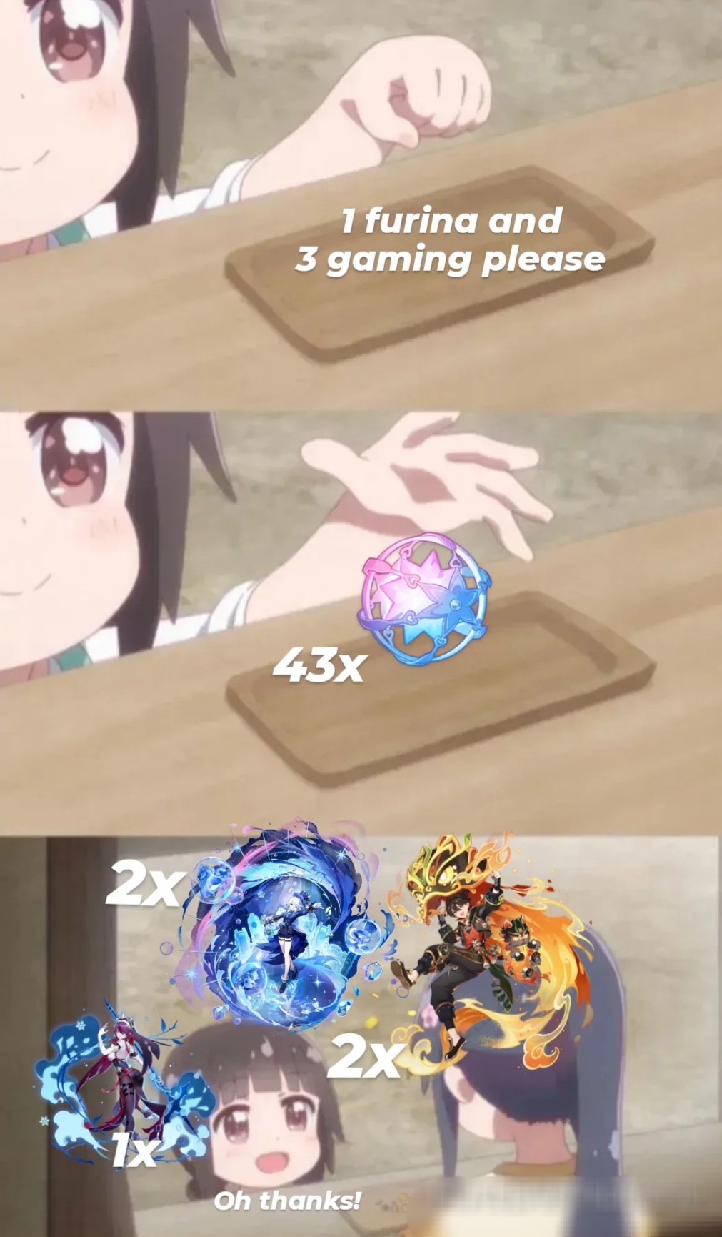 How my furina pulls went Genshin Impact | HoYoLAB