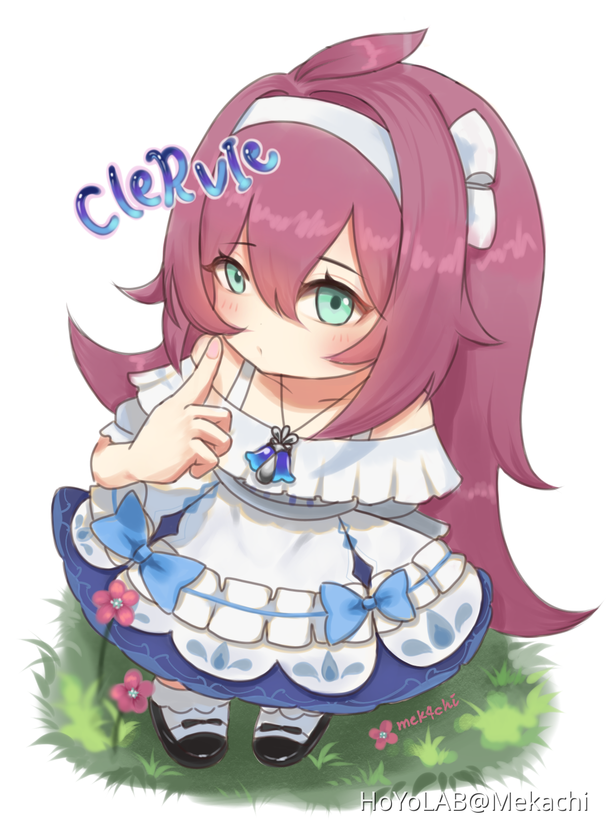 Clervie drawing process Genshin Impact | HoYoLAB