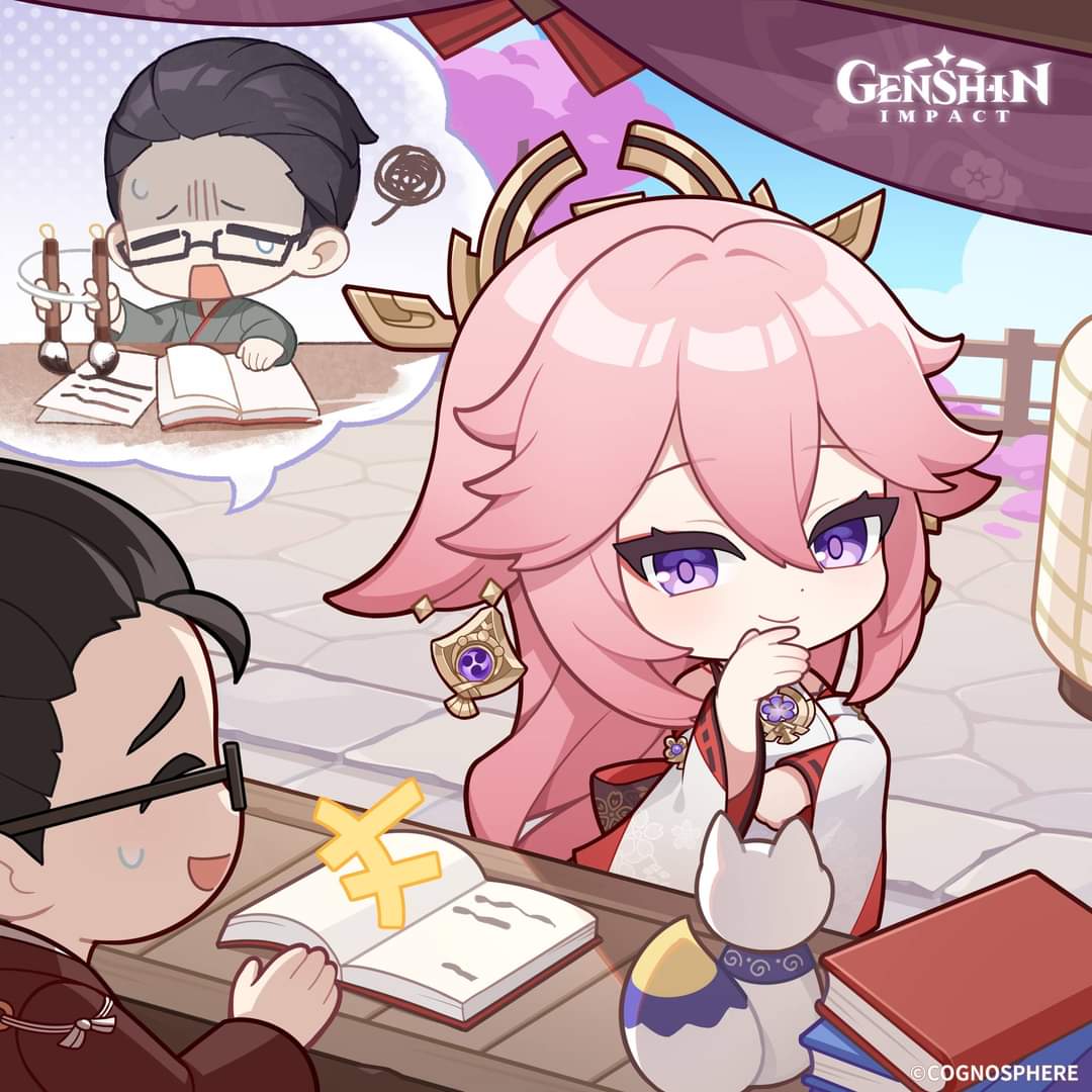 Happy Birthday (June 27) Yae Miko! 🎂🥂🥳🎉🎈 ⚡Electro-Catalyst-Kitsune of ...