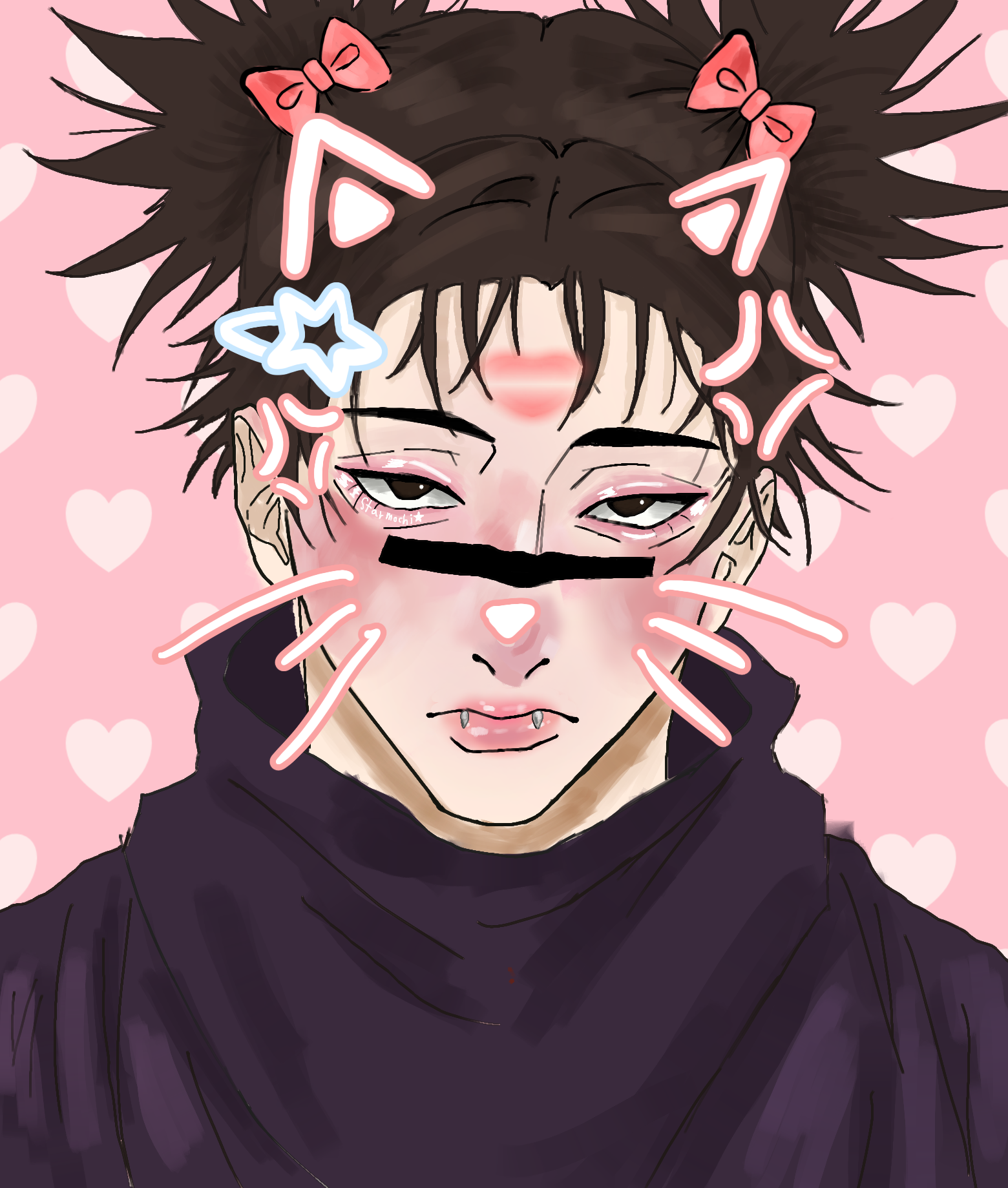 I drew choso but in jelly art style the fourth picture is not my art ...