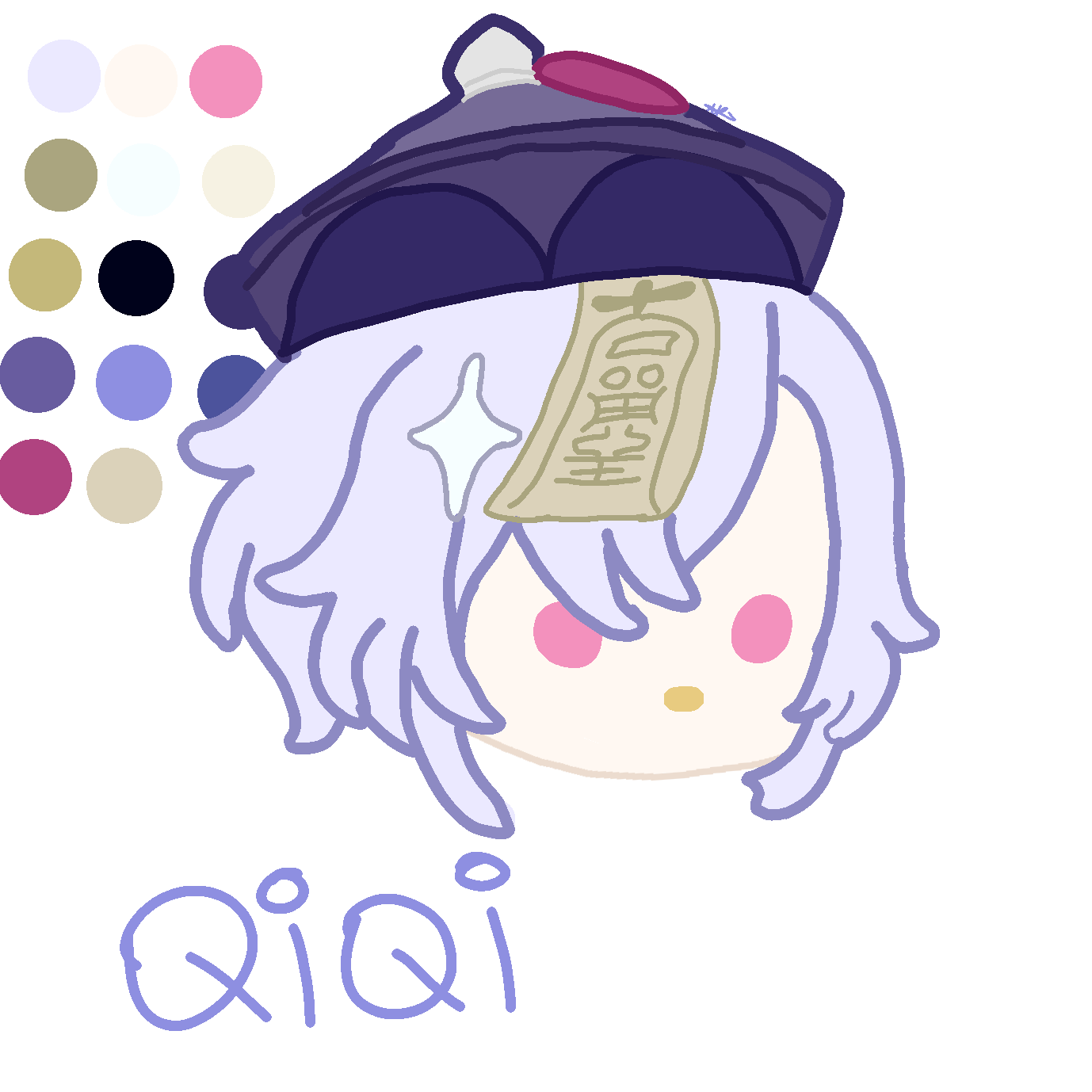 XIAO AND QIQI DRAWING Genshin Impact | HoYoLAB