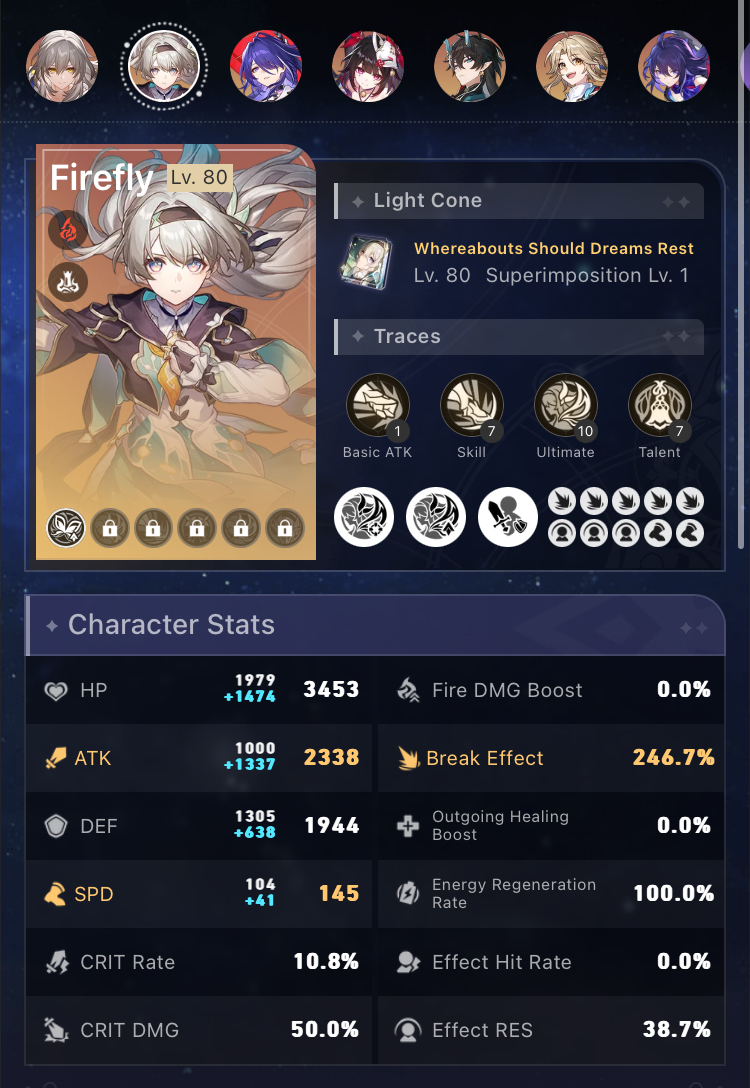 Grinding 2 new relic sets has been so hard…Firefly Build Honkai: Star ...