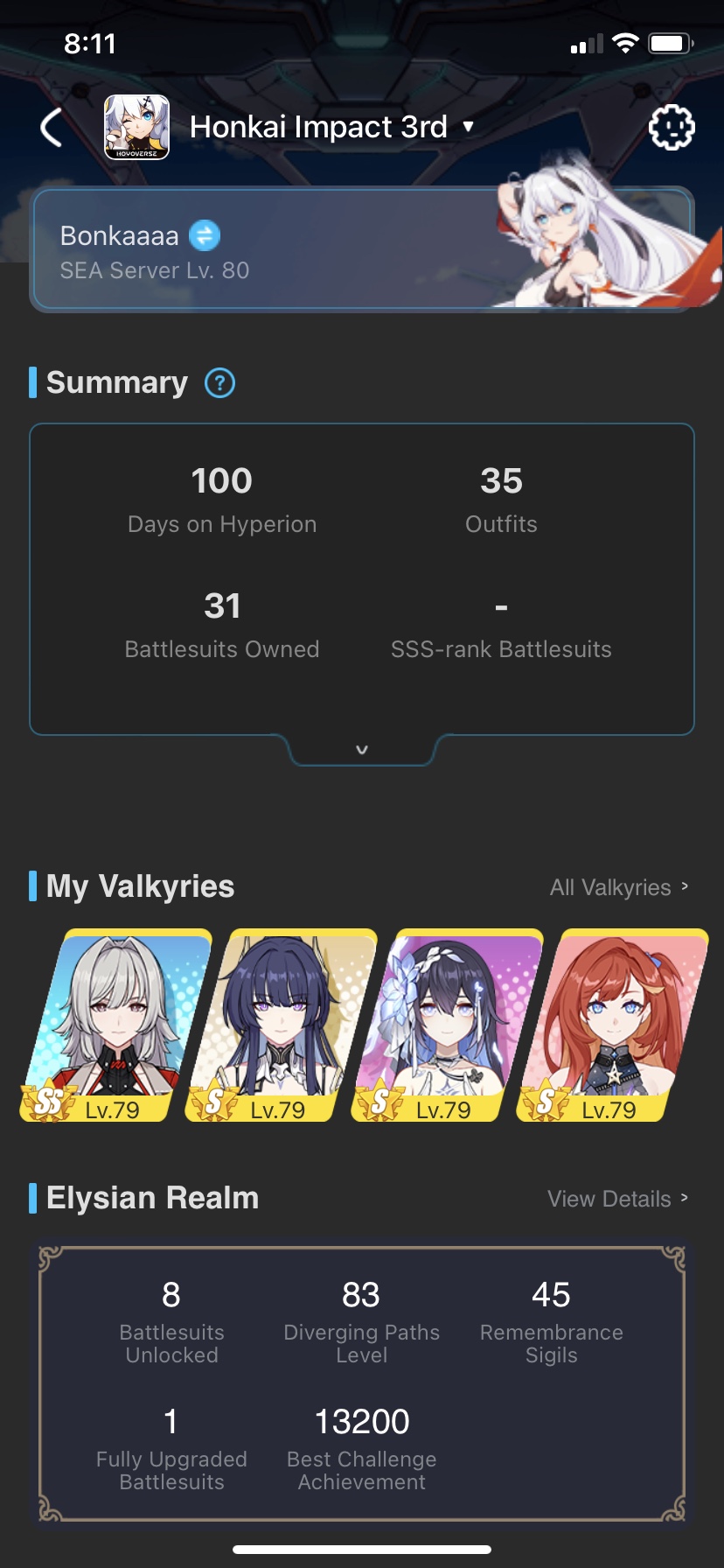 Days on Hyperion~ new-ish player Honkai Impact 3rd | HoYoLAB