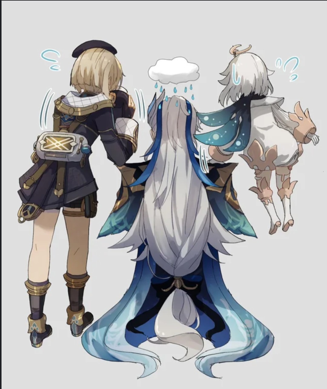 Sad Neulvillette (By:@403pa) Genshin Impact | HoYoLAB